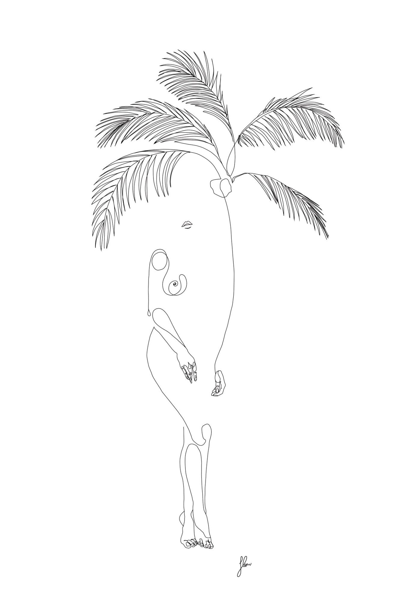 How To Draw A Realistic Palm Tree